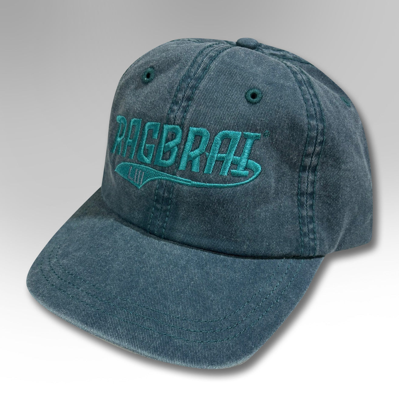 LIII Teal Dad Cap – RAGBRAI