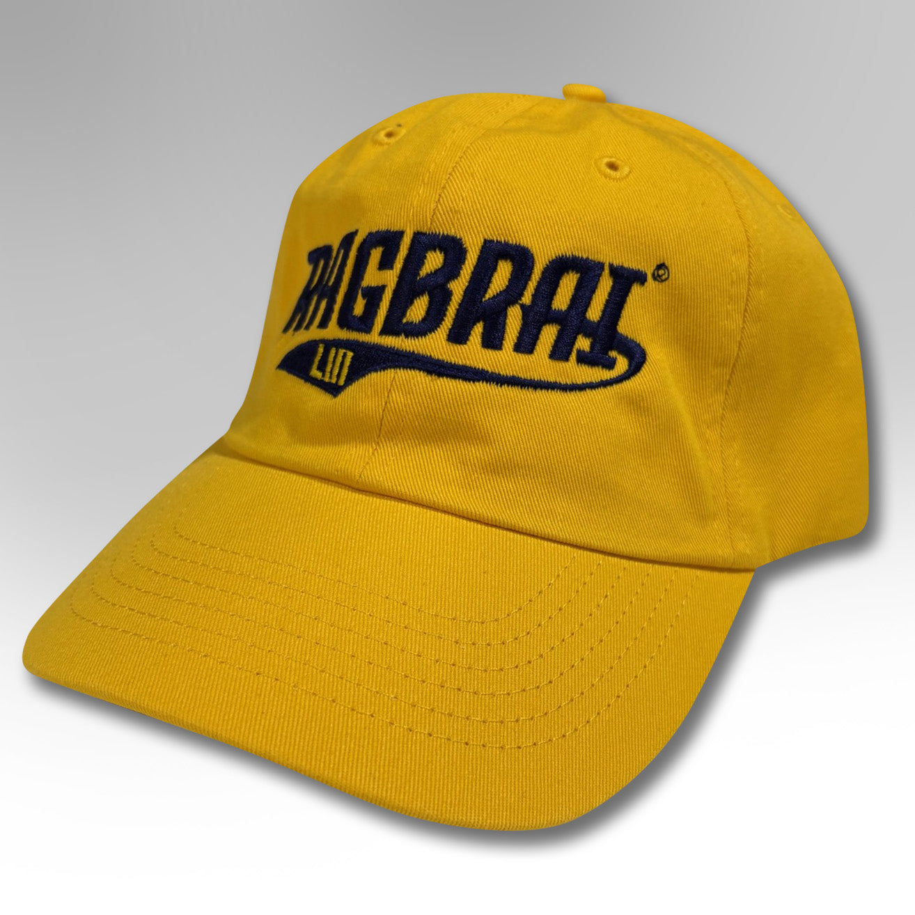 LIII Yellow Dad Cap – RAGBRAI